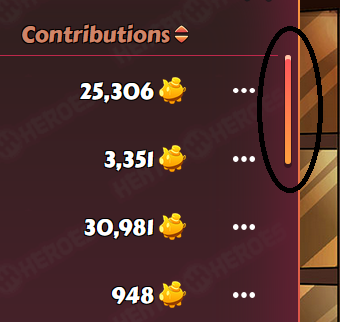 Club scrolling bar - Bug Reporting - Hentai Heroes